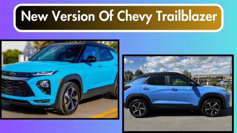 New Version Of Chevy Trailblazer 2024 | Features, Price, Looks Of New ...